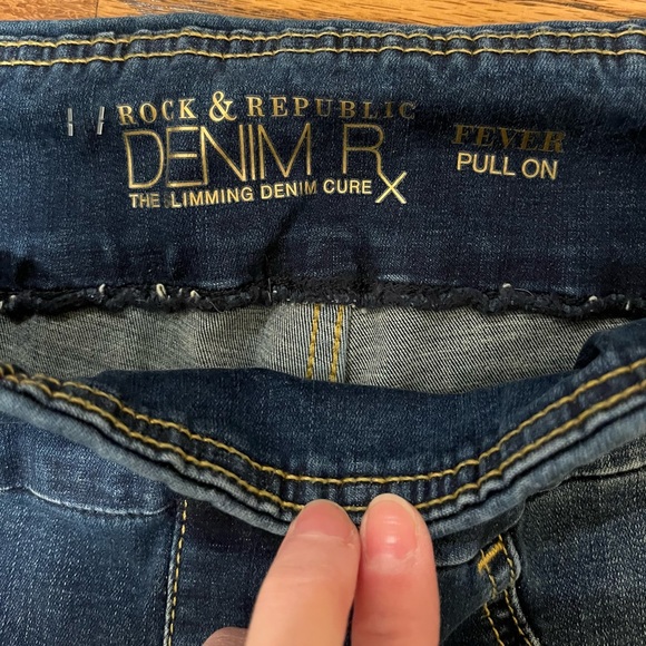 Rock & Republic | Jeans | Rock Republic Fever Pullon Rx Denimthe Slimming Denim Cure | Poshmark